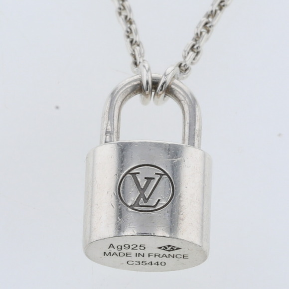 Louis Vuitton | Jewelry | Louis Vuitton Necklace Pandantif Silver ...